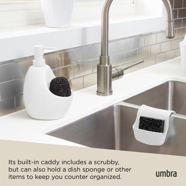 Joey Soap Pump and Sponge Caddy | Umbra Canada