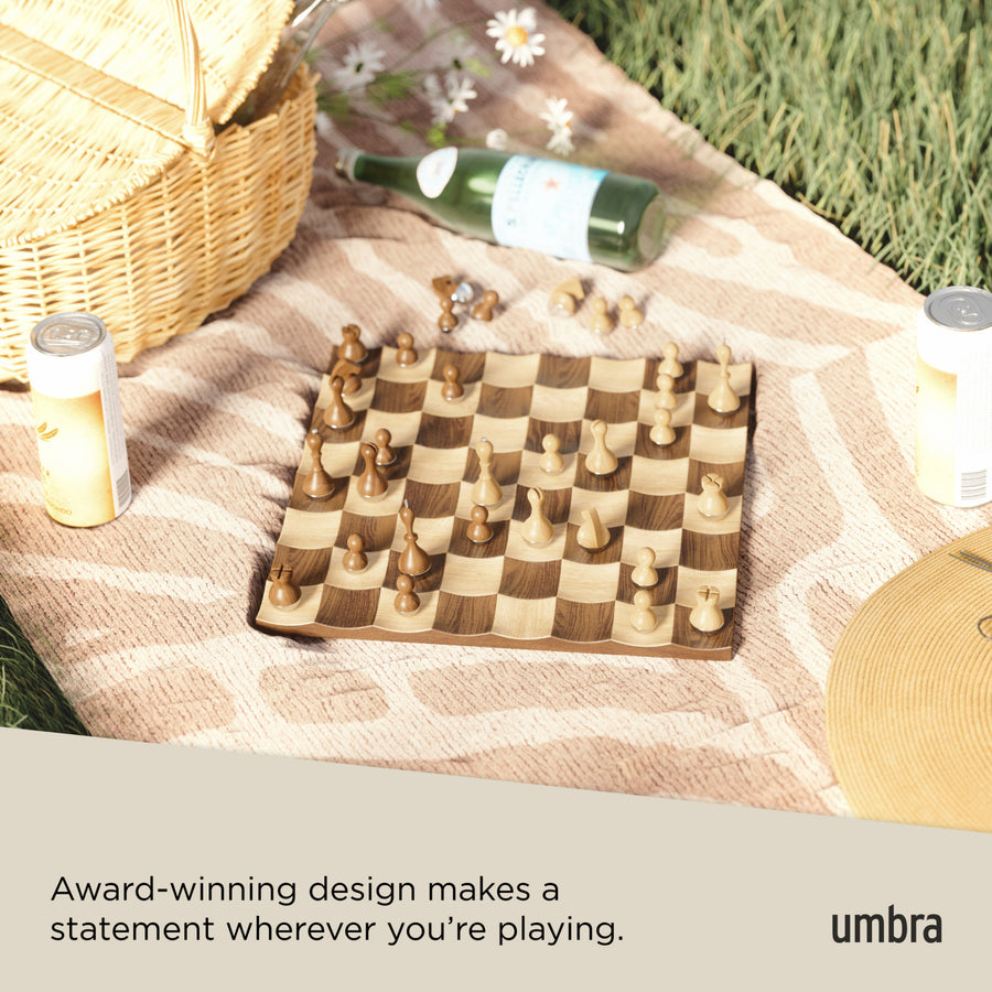 Wobble Chess Set - Modern Take on A Classic Game | Umbra Canada